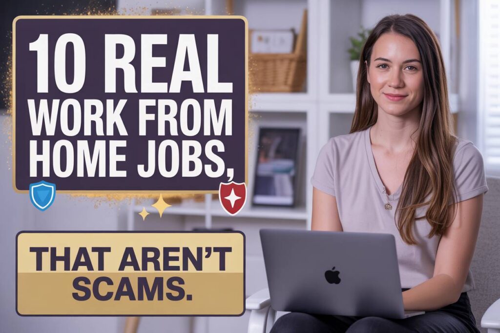 10 Real Work From Home Jobs That Aren’t Scams (Legit Online Income for ...