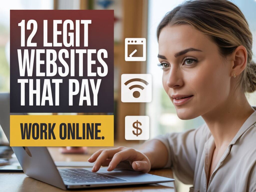12 Legit Websites That Pay You to Work Online - Smart Earning Tips
