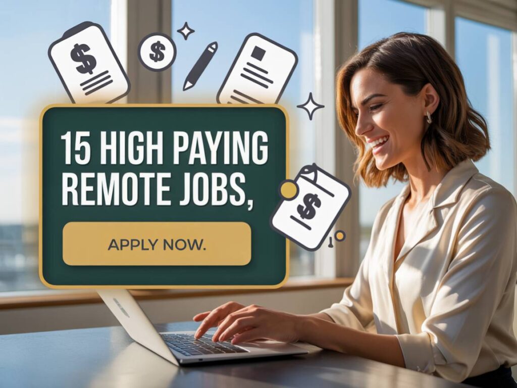 15 High Paying Remote Jobs to Apply For - Smart Earning Tips